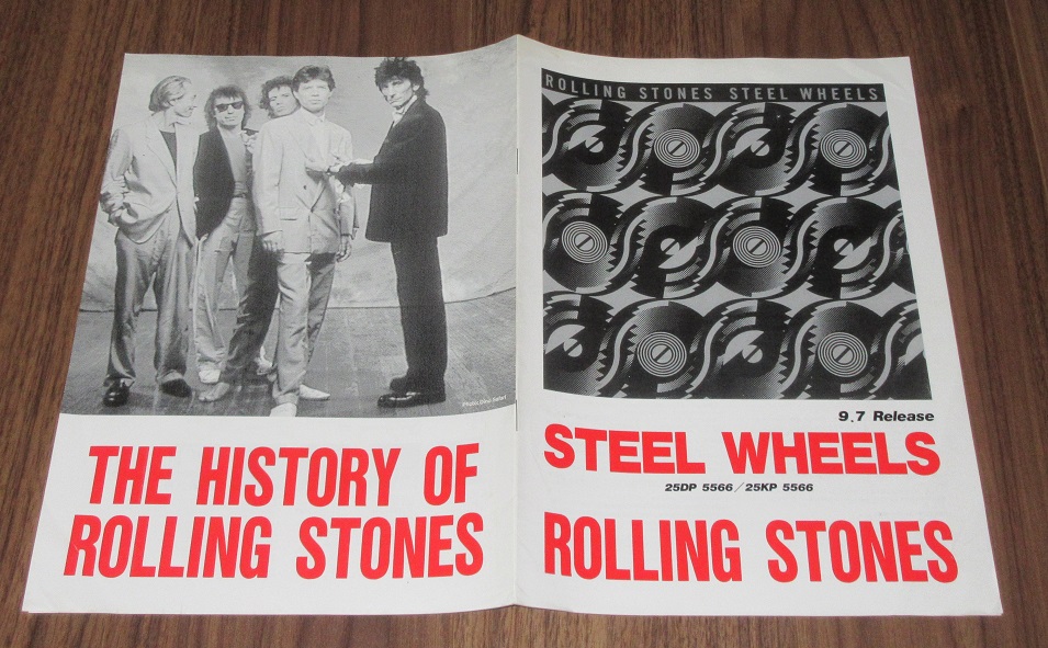 Steel wheels promo booklet by Rolling Stones, Others with tokyomusic ...