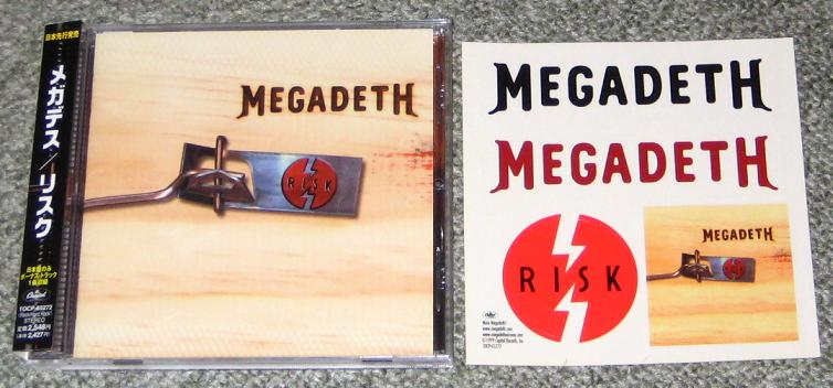 Megadeth Risk (Vinyl Records, LP, CD) on CDandLP