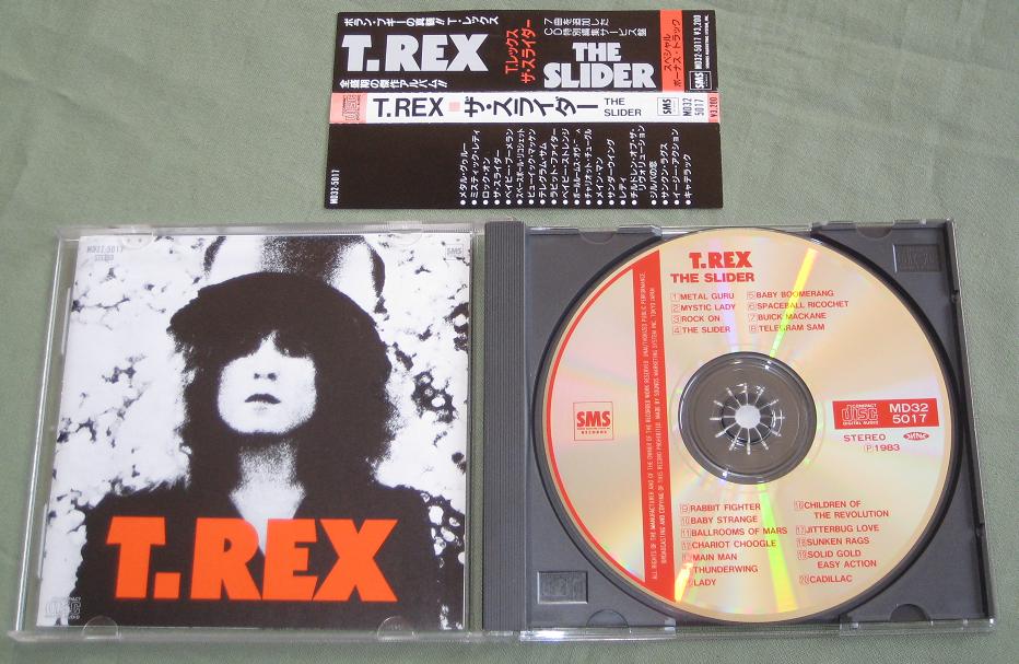 T. Rex The slider (Vinyl Records, LP, CD) on CDandLP